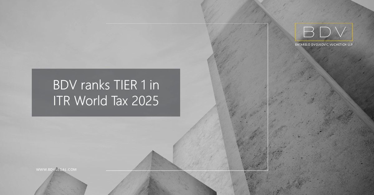 ITR World Tax 2025 | BDV